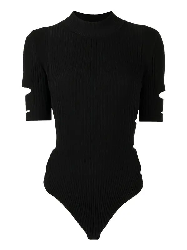 Simkhai Fitted Bodysuit - Black