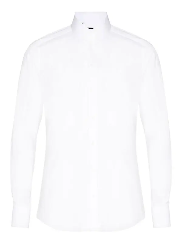 Dolce & Gabbana Button-down Poplin Shirt - White