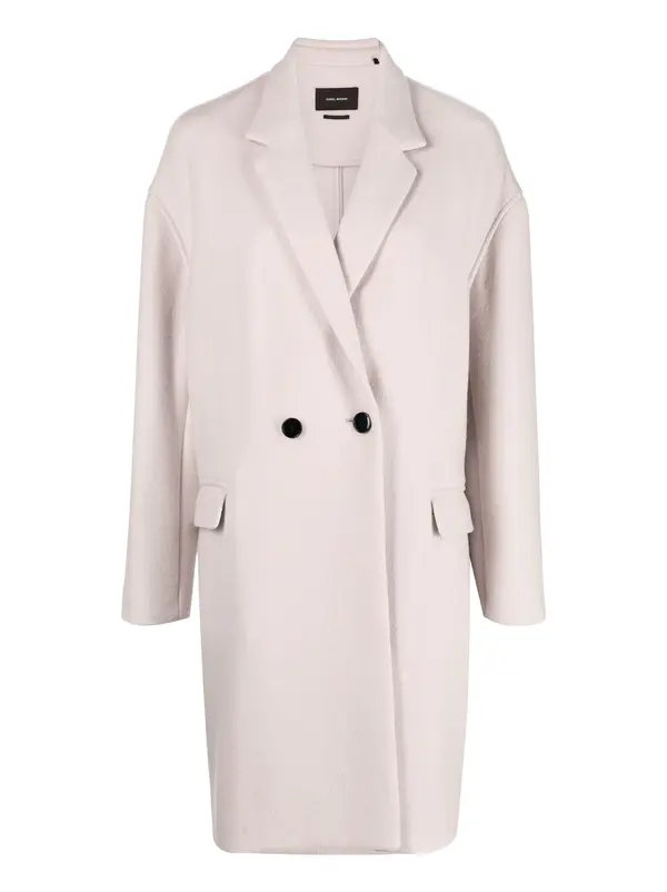 Isabel Marant Double-breasted Midi Coat - Neutrals