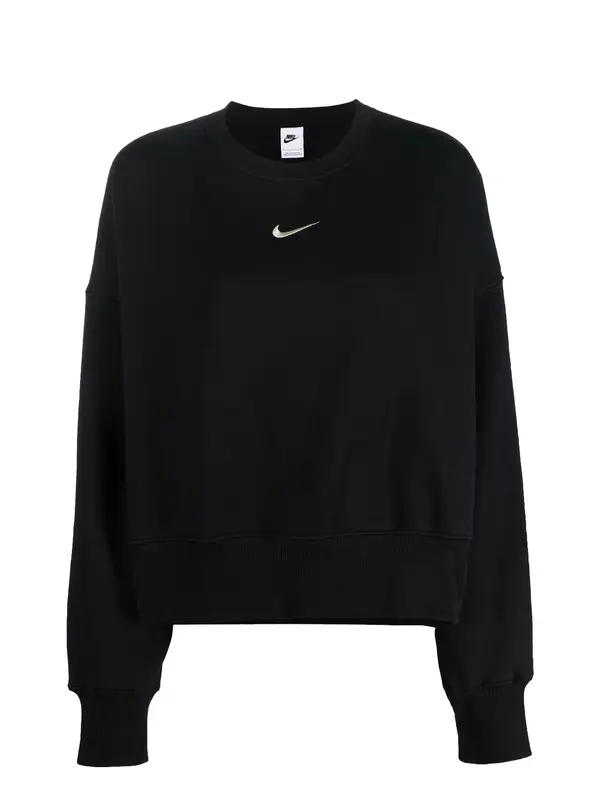 Nike Oversized Crew-neck Sweatshirt - Black