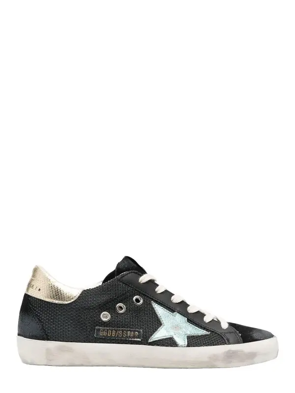 GOLDEN GOOSE Superstar Sneakers With Star Patch - Black