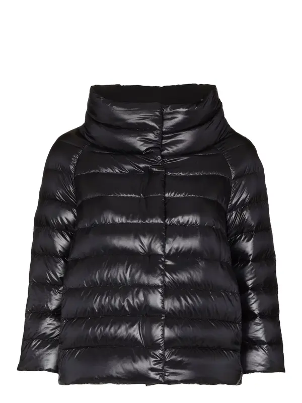 Herno Ultralight Quilted Puffer Jacket - Black