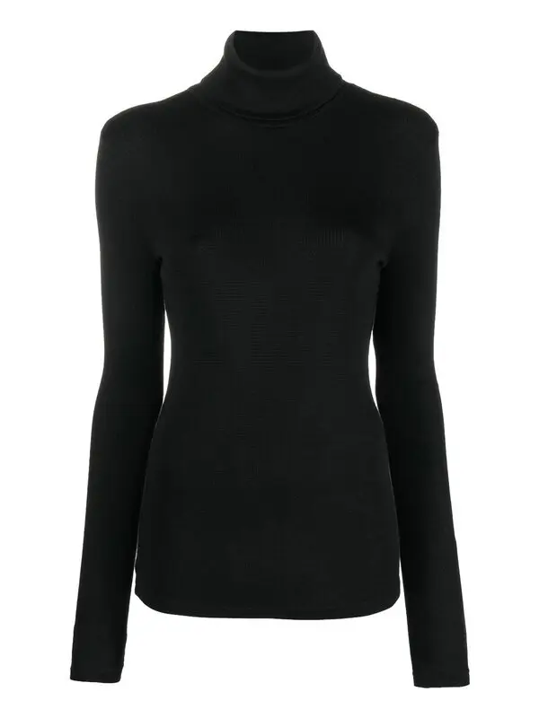 MARANT ETOILE Roll Neck Jumper - Black