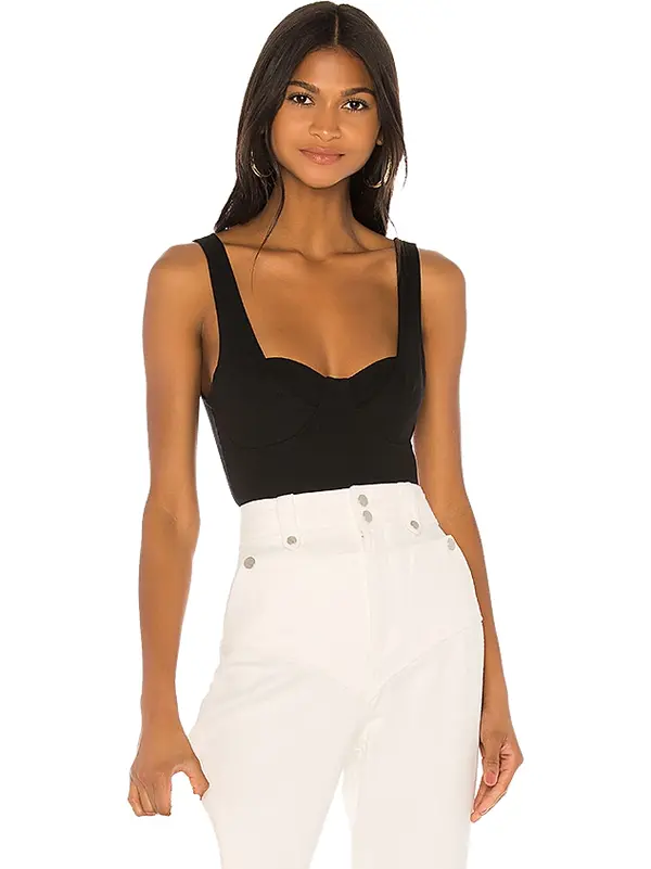 LOVERS AND FRIENDS Aiden Bodysuit - Black
