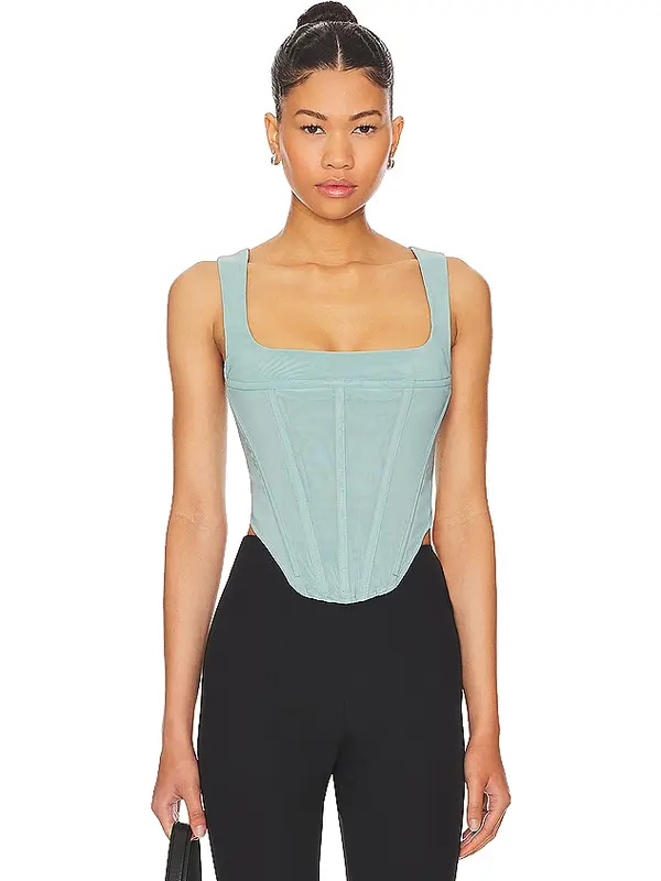 Miaou Campbell Corset - Tourmaline