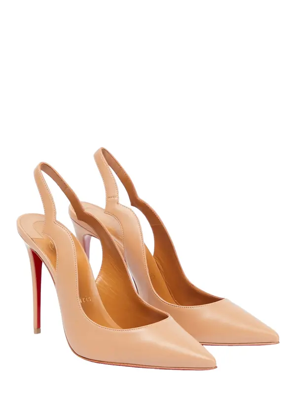 CHRISTIAN LOUBOUTIN Nudes Hot Chick Leather Pumps - Neutrals