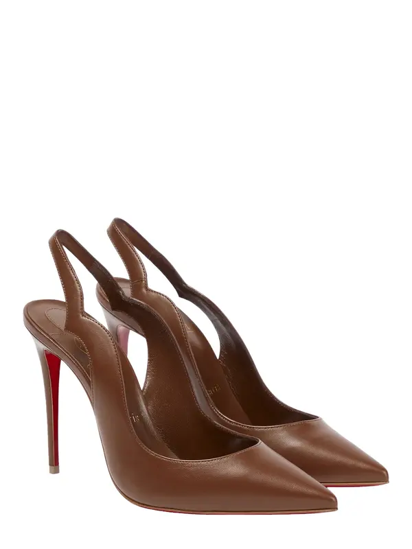 CHRISTIAN LOUBOUTIN Nudes Hot Chick Pumps - Brown