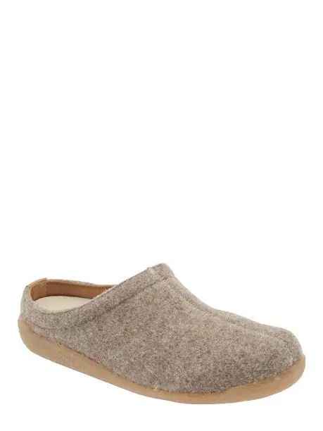 SANITA Lodge Wool Felt Slipper - Stone