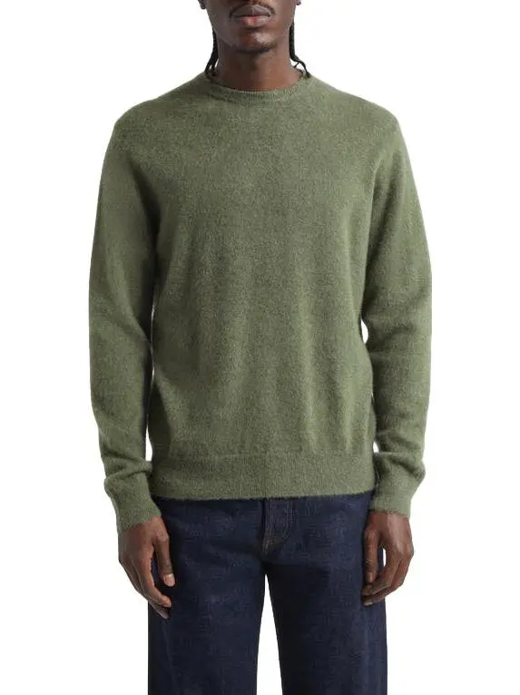 Massimo Alba Crewneck Cashmere Sweater - Militare