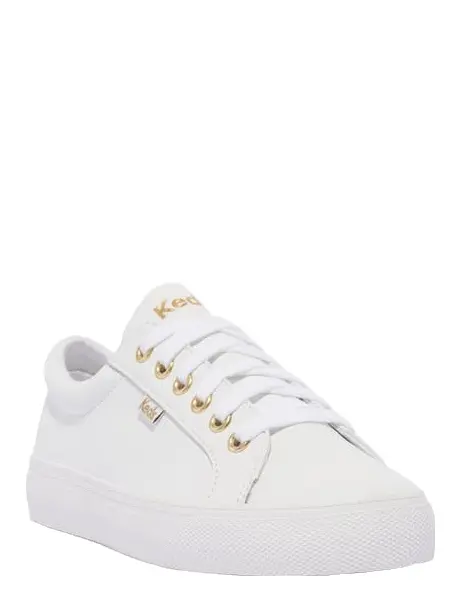 KEDS® Keds Jumpkick Leather Sneaker - White