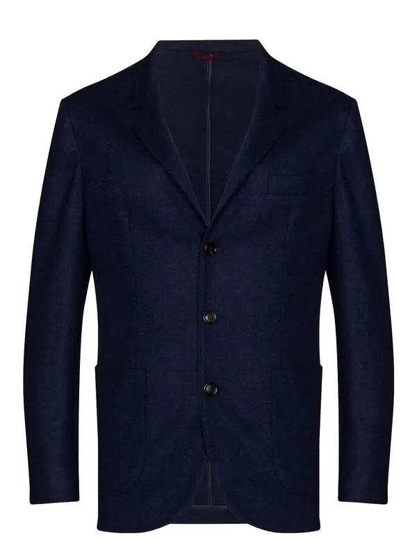 Brunello Cucinelli Single-breasted Blazer - Blue