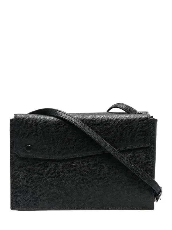 VALEXTRA Large Pocket Crossbody Bag - Black