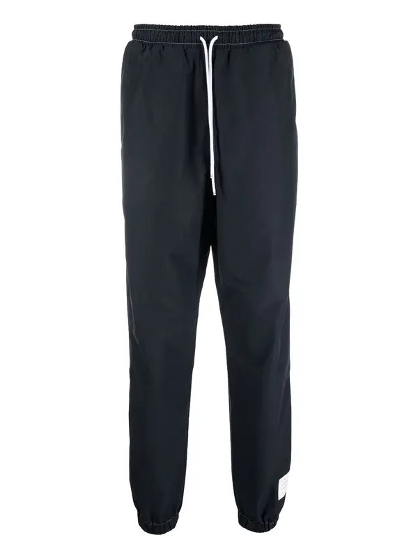 Thom Browne Name-tag Track Pants - Blue