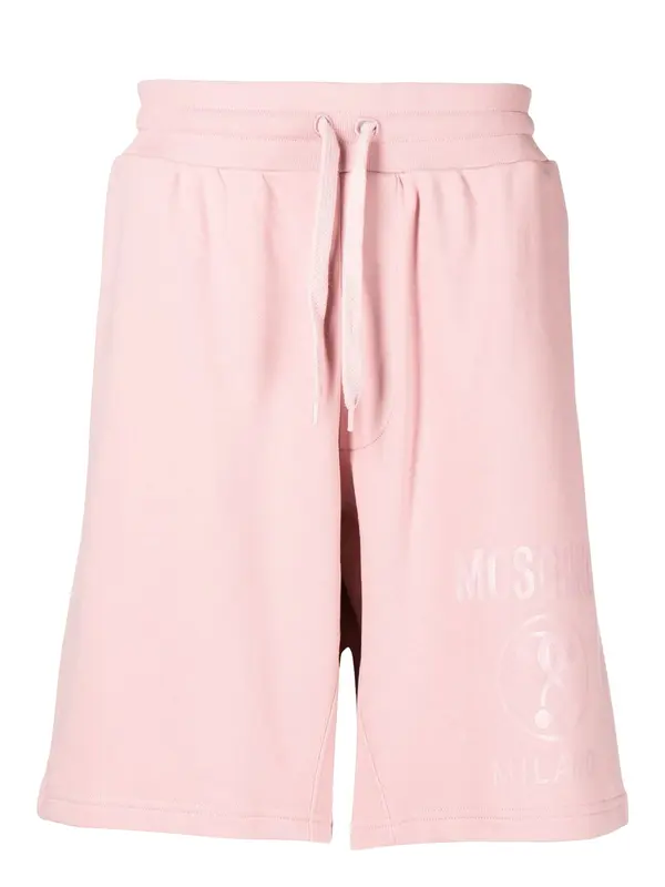 Moschino Logo-print Track Shorts - Pink