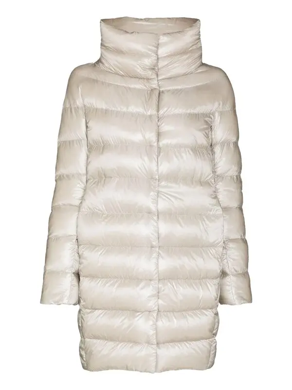 Herno Ultralight Quilted Coat - Neutrals