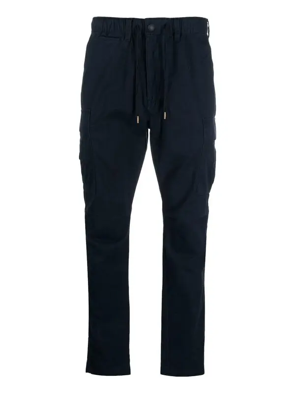 Polo Ralph Lauren Drawstring-waist Tapered Trousers - Blue