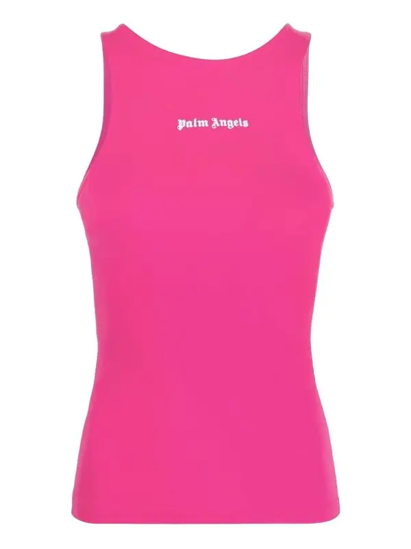 Palm Angels Logo-print Vest Top - Pink