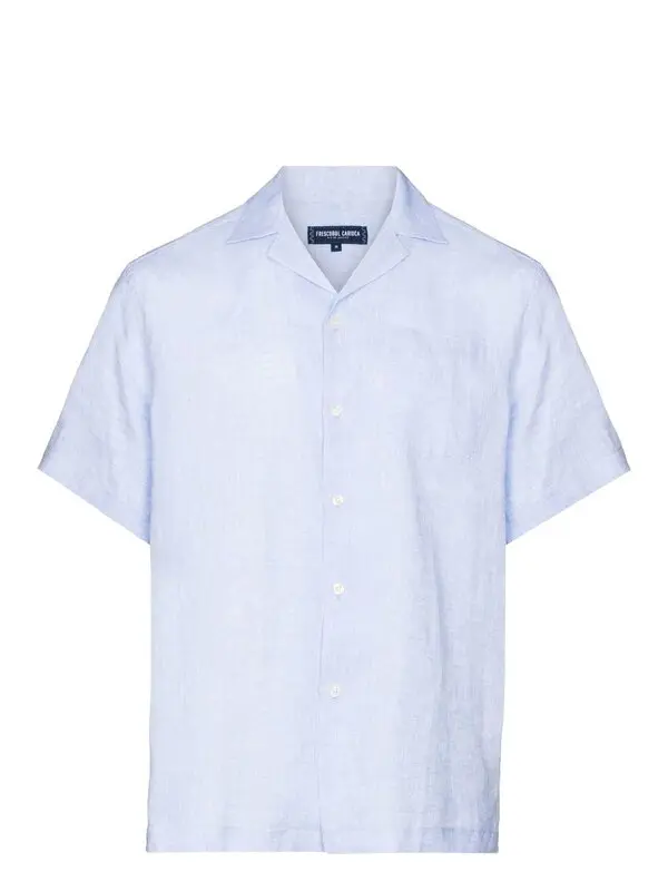 Frescobol Carioca Angelo Linen Shirt - Blue