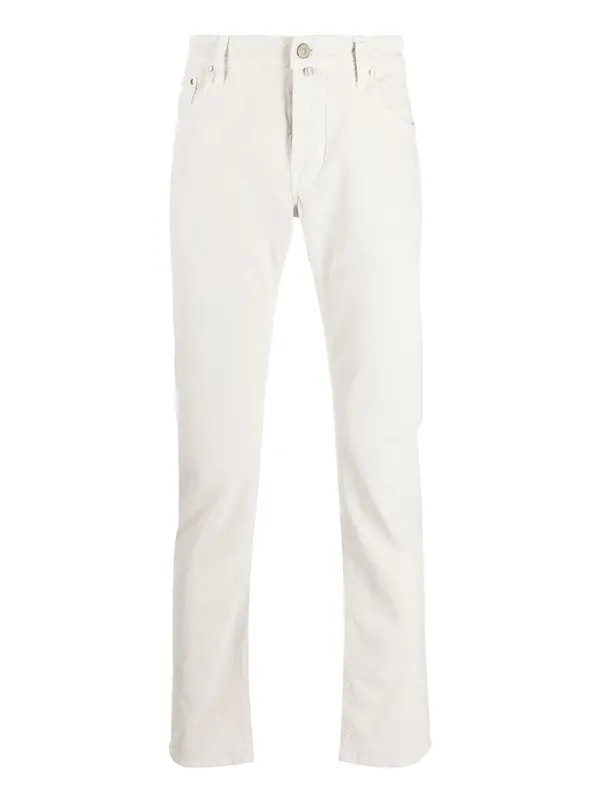 Jacob Cohen Corduroy Straight-leg Jeans - Neutrals
