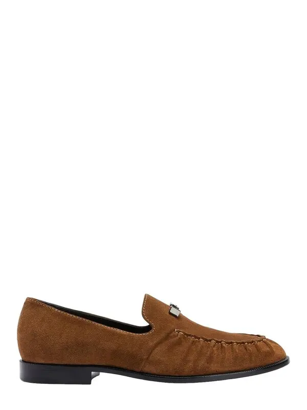 GIUSEPPE ZANOTTI Jareth Suede Loafers - Brown