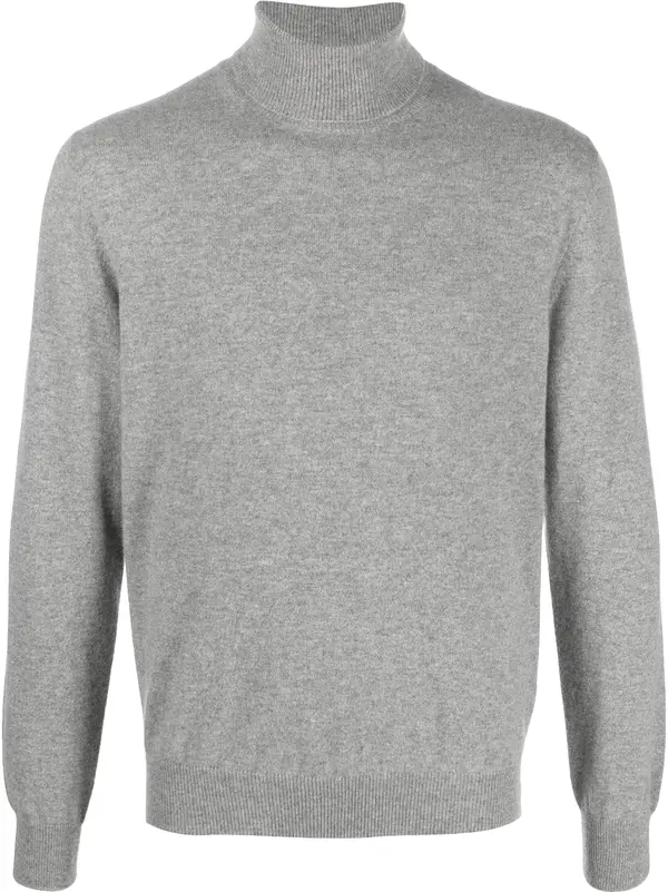 Corneliani Cashmere Roll-neck Jumper - Grey