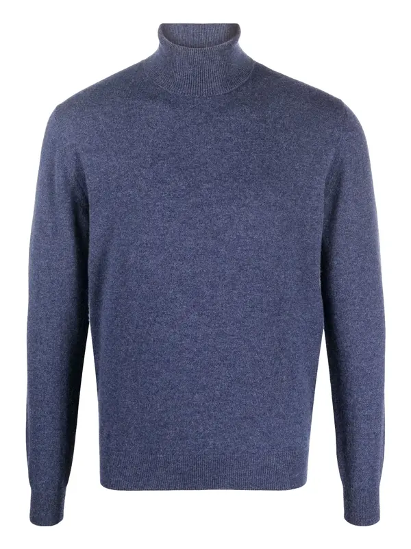 Corneliani Roll-neck Jumper - Blue