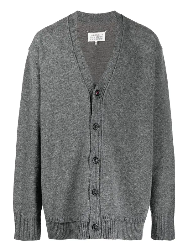 MAISON MARGIELA V-neck Cardigan - Grey