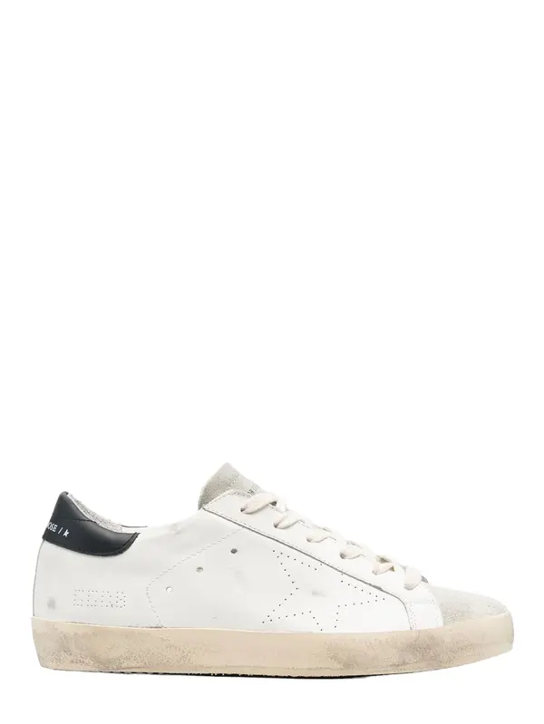 GOLDEN GOOSE Super-star Lace-up Sneakers - White