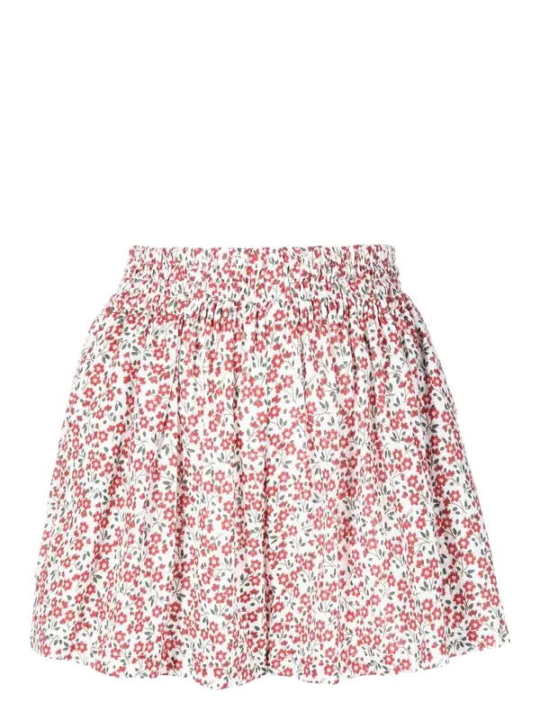 BAMBAH Floral-print Shorts - Red