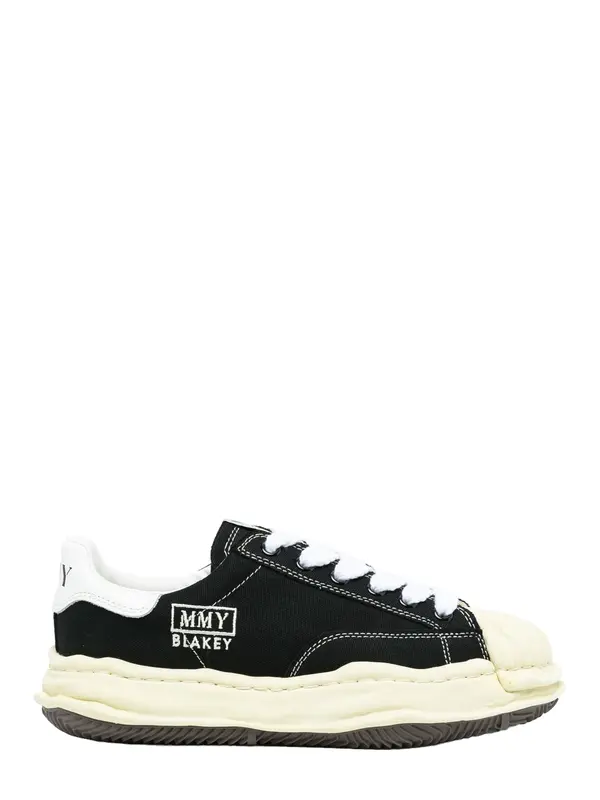 Mihara Yasuhiro Gum-rubber Sole Sneakers - Black