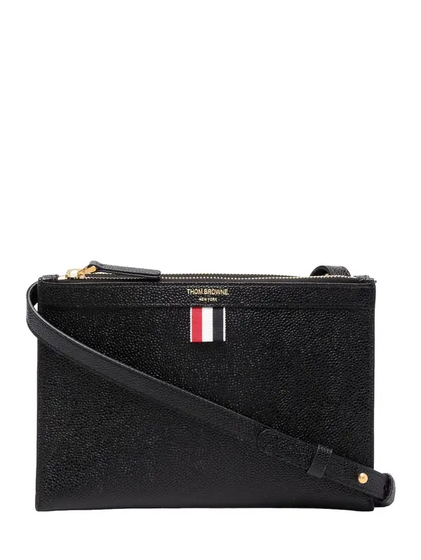 Thom Browne Small Crossbody Document Holder - Black