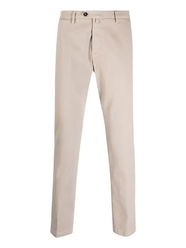 BRIGLIA 1949 Four-pocket Straight Chinos - Neutrals