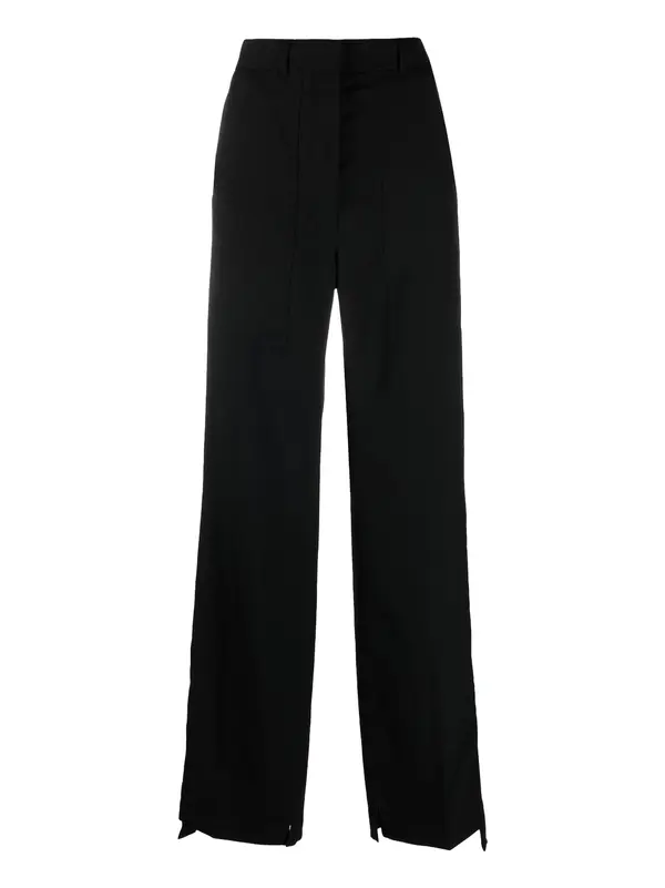 Stella McCartney Straight-leg Cargo Trousers - Black
