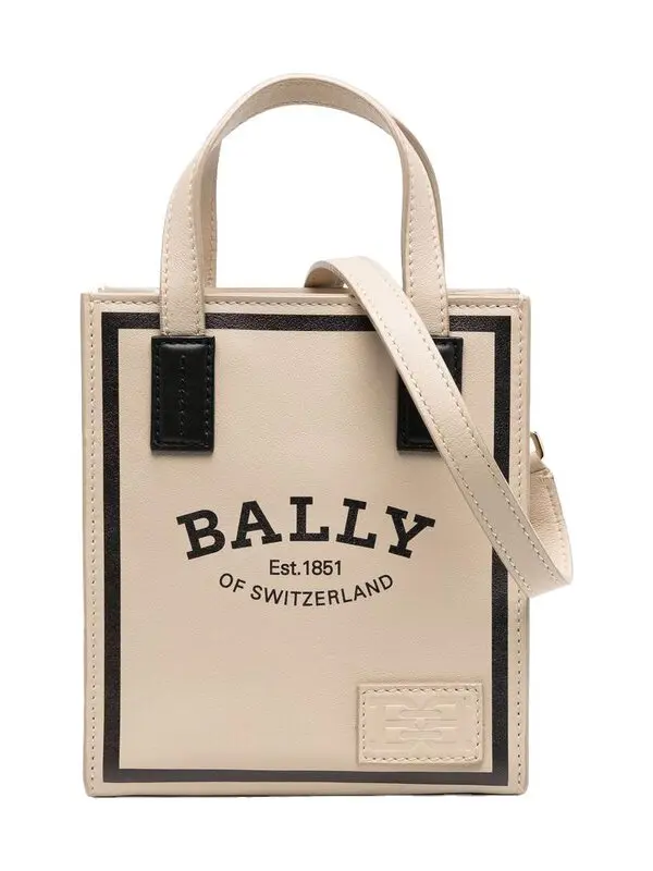 Bally Cristalai Logo-print Tote - Neutrals