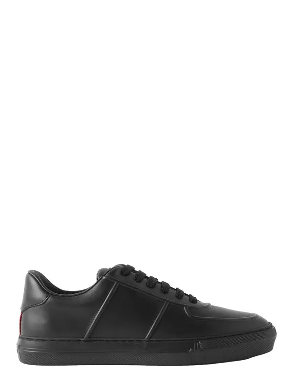Moncler Neue York Leather Sneakers - Black