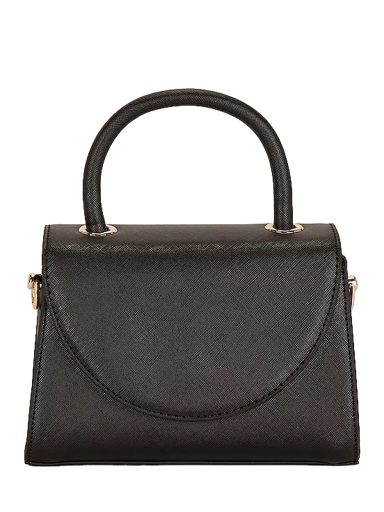 OLGA BERG Sasha Top Handle Bag - Black