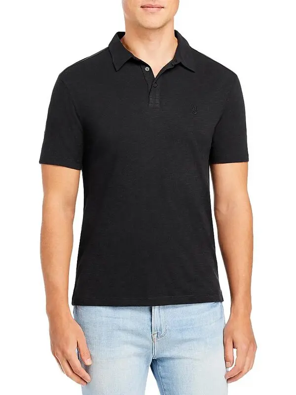 John Varvatos Victor Peace Polo - Black