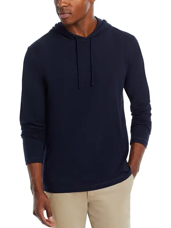 Bloomingdale'S Cotton Slub Hoodie - True Navy