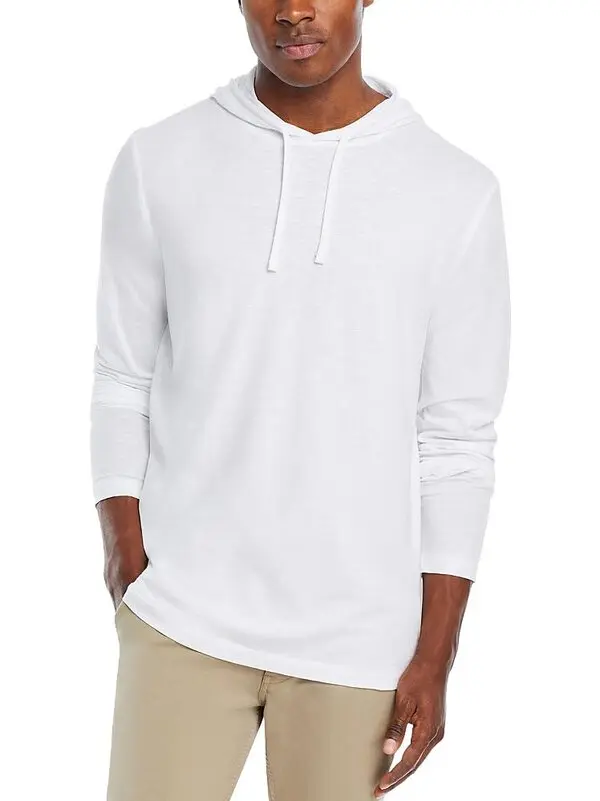 Bloomingdale'S Cotton Slub Hoodie - White