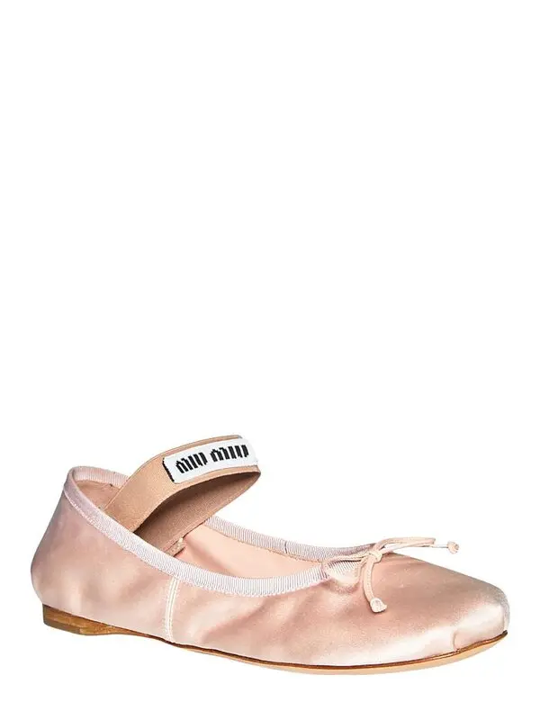 Miu Miu Ballet Slipper Flats - Orchidea