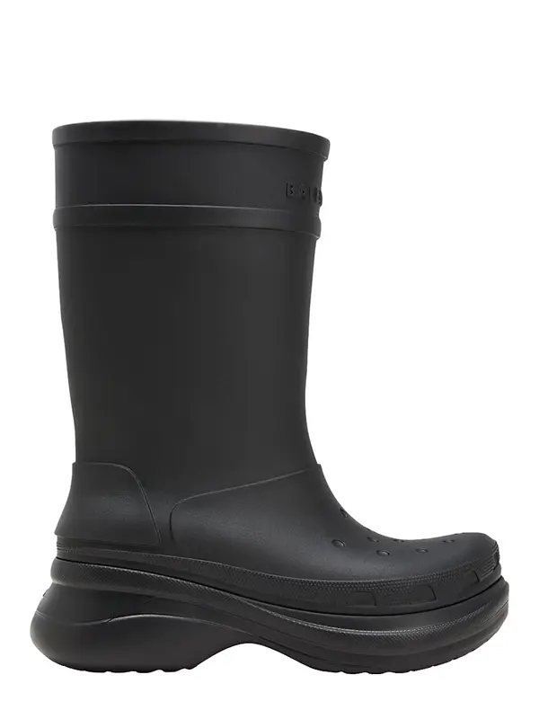 Balenciaga X Crocs Rubber Boots - Noir