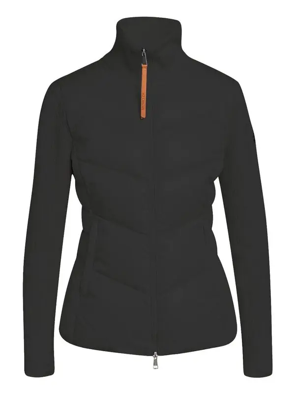 Moncler Puffer Knit Cardigan - Black