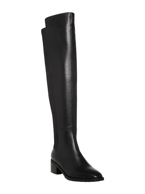 Blondo Sierra Waterproof Over-the-knee Boots - Black Leather