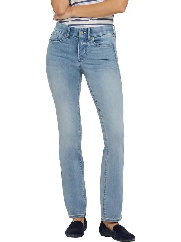 NYDJ Waist Match Marilyn Straight Leg Jeans - Bloom Bound
