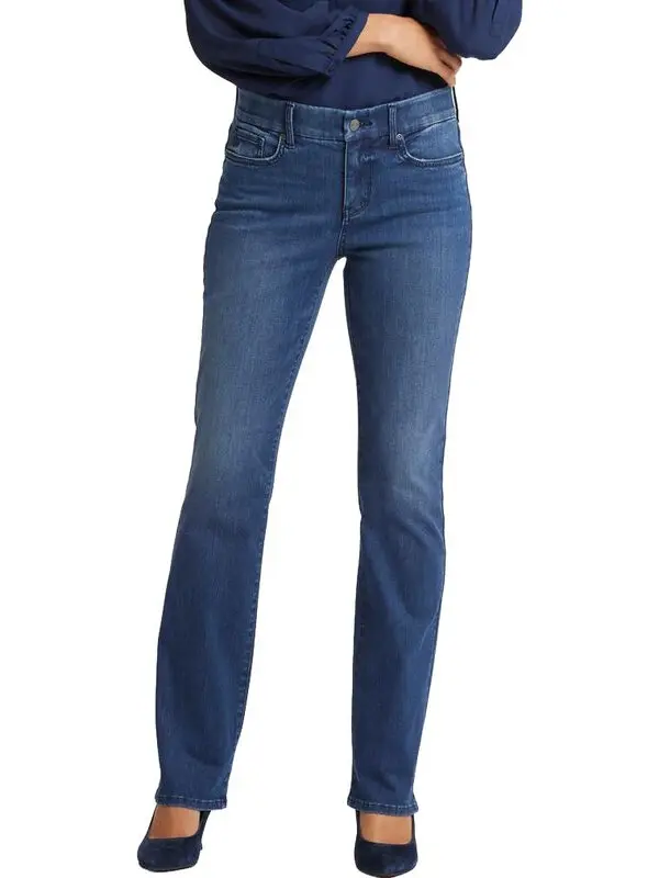 NYDJ Waist Match Marilyn Straight Leg Jeans - Moonlight