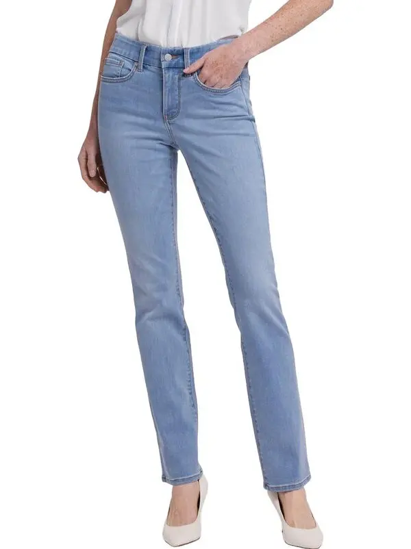 NYDJ Waist Match Marilyn Straight Leg Jeans - Santiago Sea
