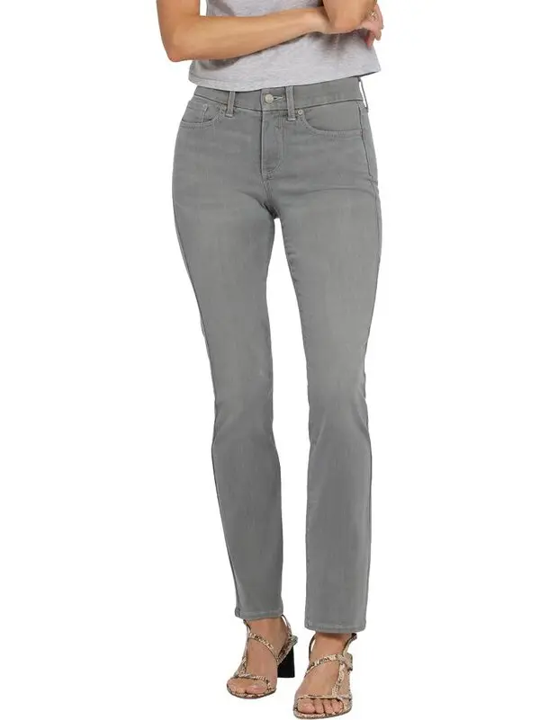 NYDJ Waist Match Marilyn Straight Leg Jeans - Stone Fade