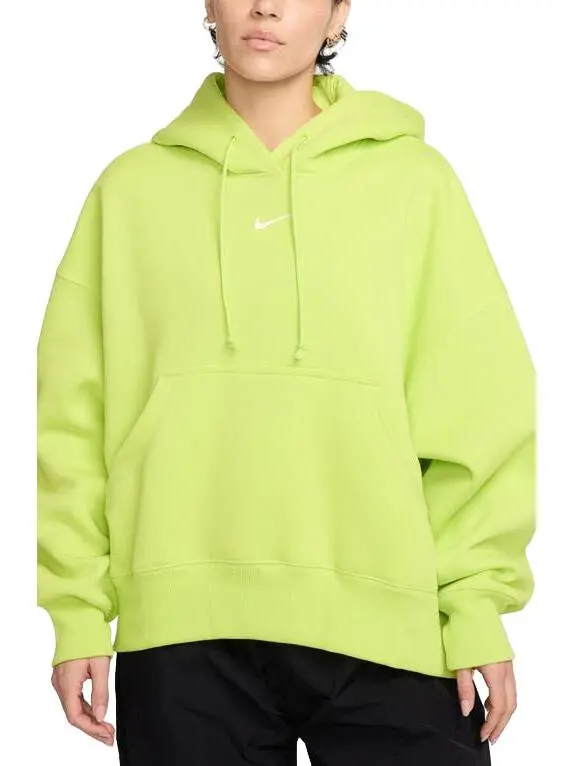 Nike Sportswear Phoenix Fleece Over-oversized Pullover Hoodie - Cyber/sail