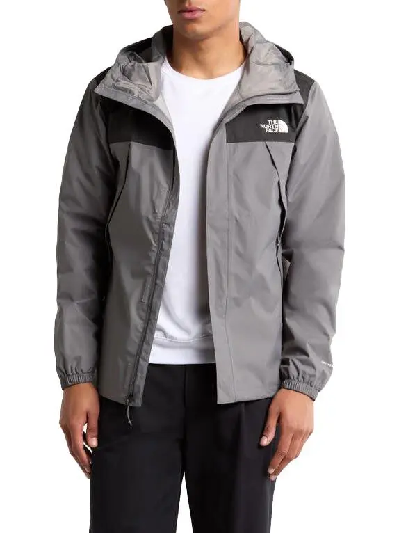 The North Face Antora Rain Jacket - Smoked Pearl Tnf Bla