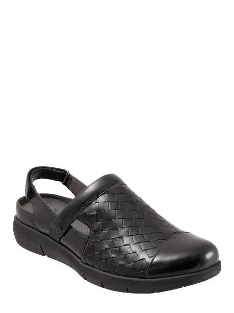 Softwalk Salina Ii Woven Clog - Black